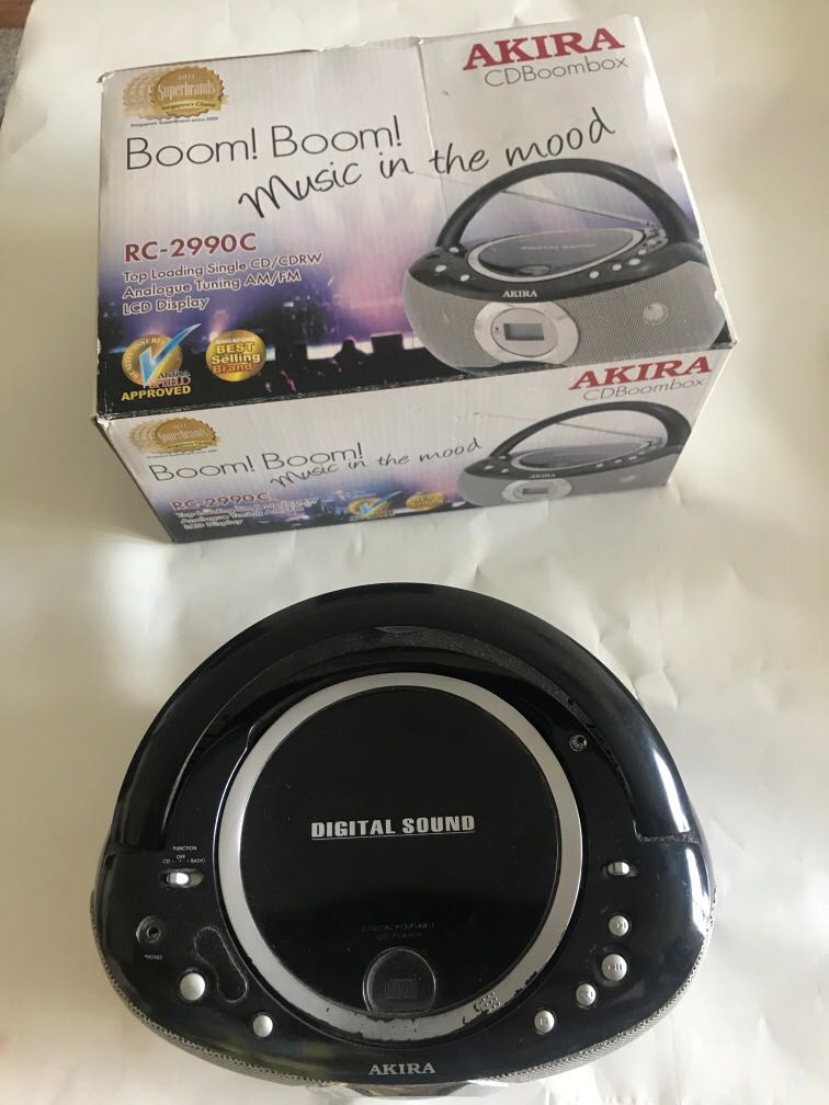 AKIRA CD Radio Boombox, Audio, Portable Music Players on Carousell