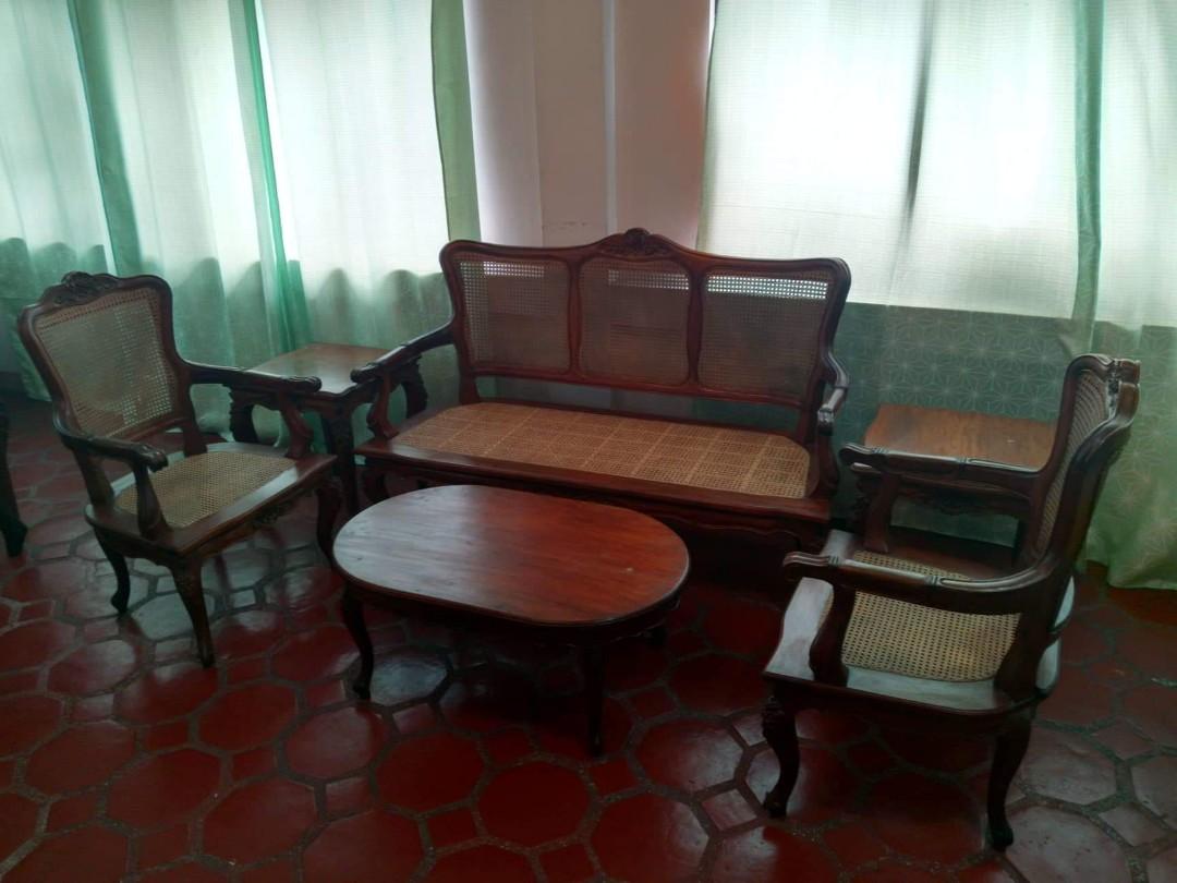 Antique Narra Sala set, Furniture & Home Living, Office Furniture ...