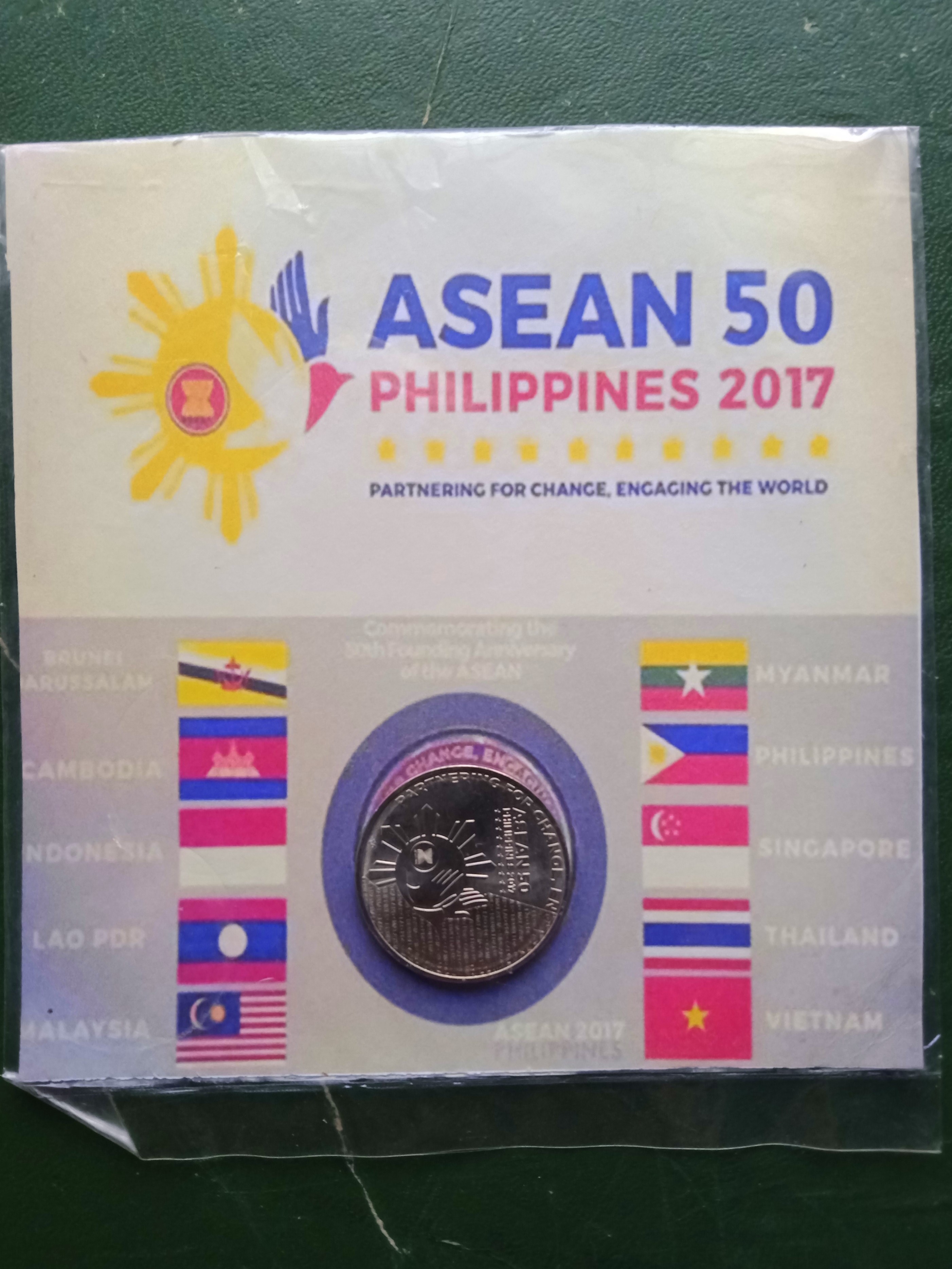 ASEAN 50 Phillipinee 2017 Commemorative Coin, Hobbies & Toys ...