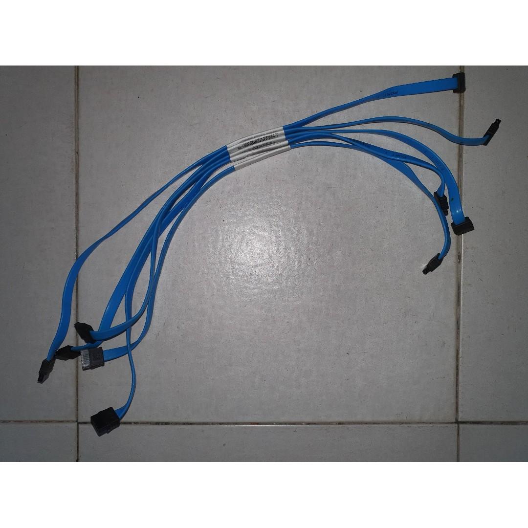 assorted different colors multiple SATA data cables free delivery if ...