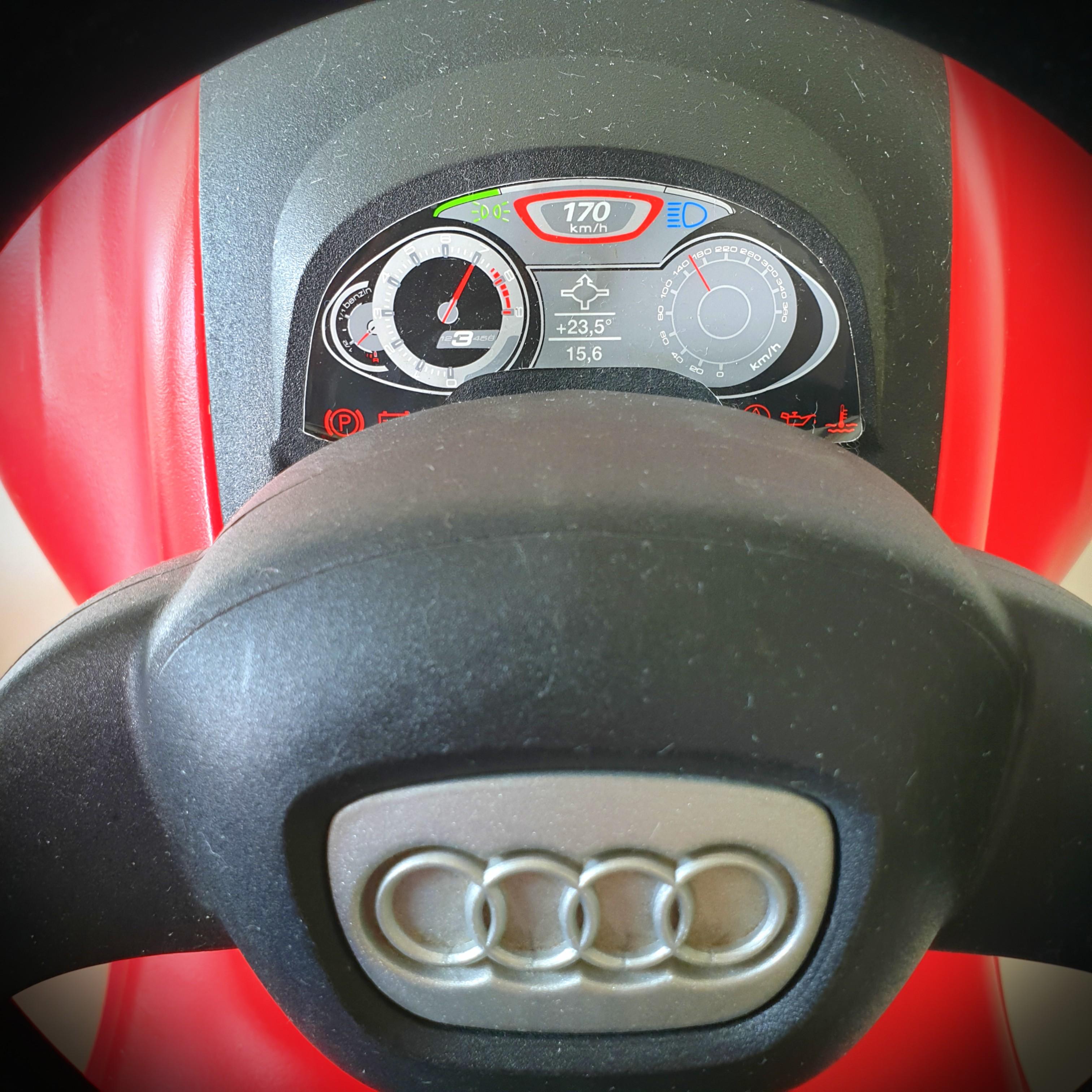 Audi Junior Quattro Ride-on Car (RED), Babies & Kids, Infant Playtime ...