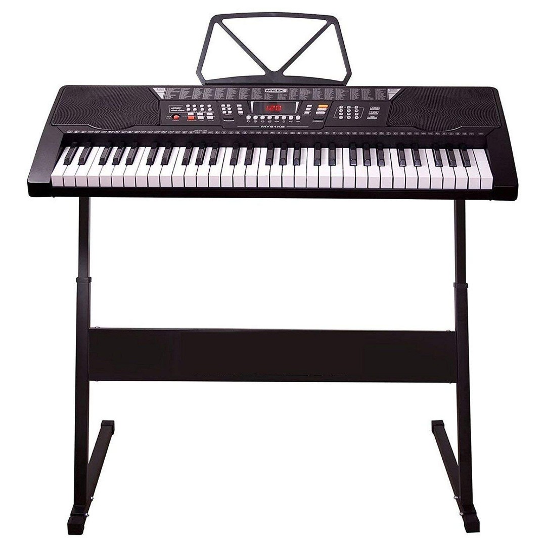 B09.Mylek MY61KB 61 Keys Electronic Digital Electric Piano Interactive ...