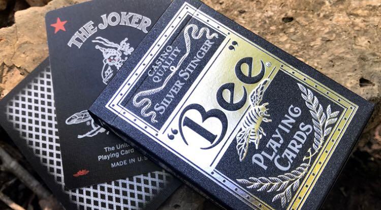 Bee Silver Stinger Playing Cards by USPCC Deck 啤牌 撲克牌, 興趣及遊戲, 收藏品及紀念品, 明星周邊 - Carousell