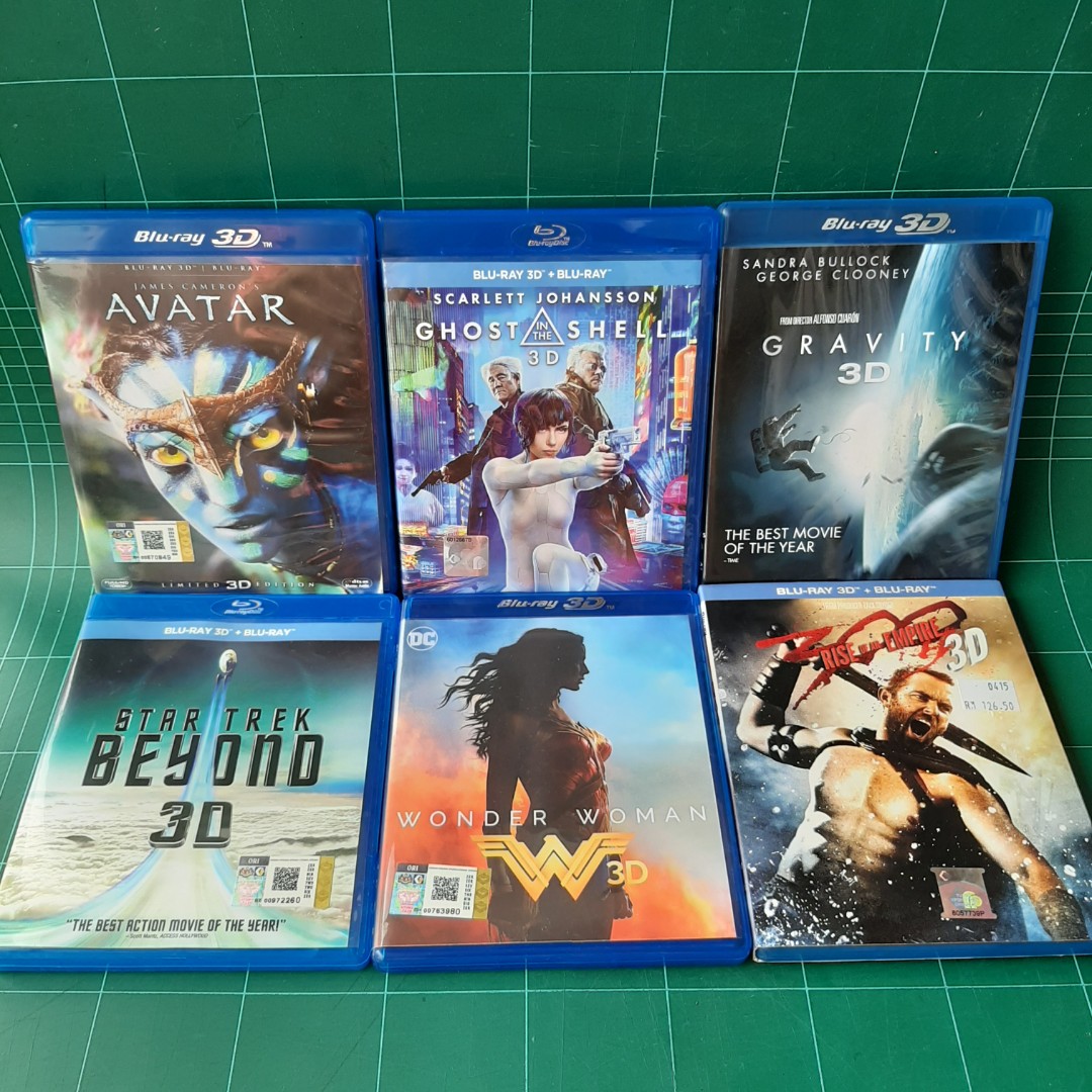 Bluray 3D Various movies (rm70 each), Hobbies & Toys, Music & Media ...