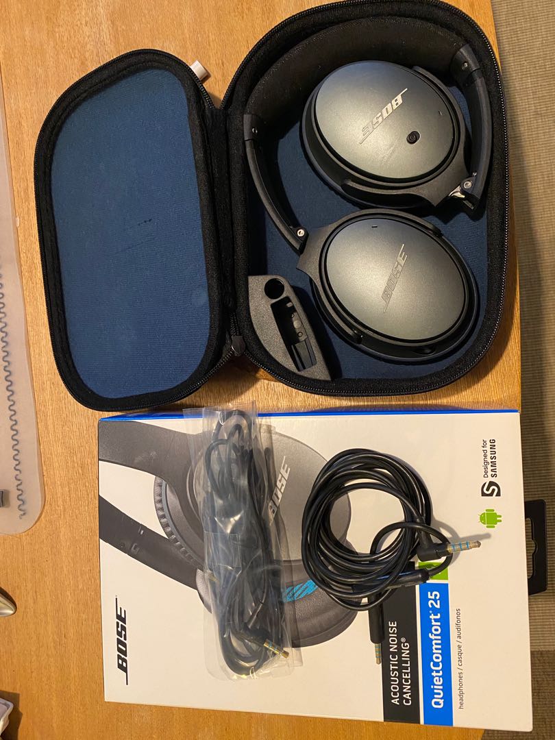Bose QC25 Noise Cancelling Headphones, Audio, Headphones & Headsets on ...