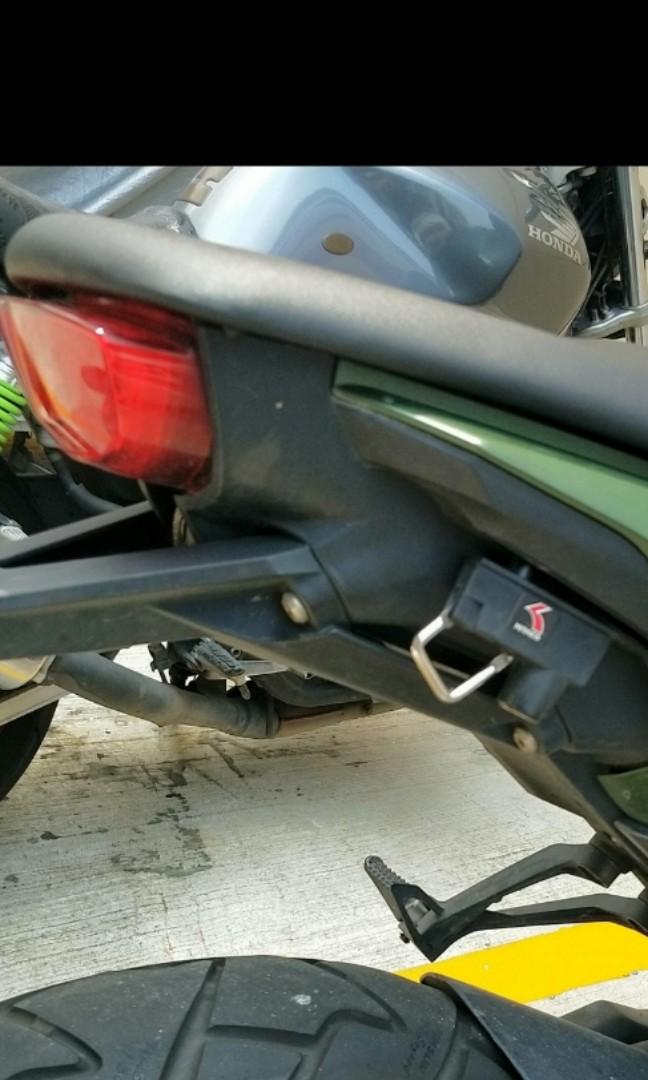 Cb150r Kitaco helmet lock, Motorcycles, Motorcycle Accessories on Carousell