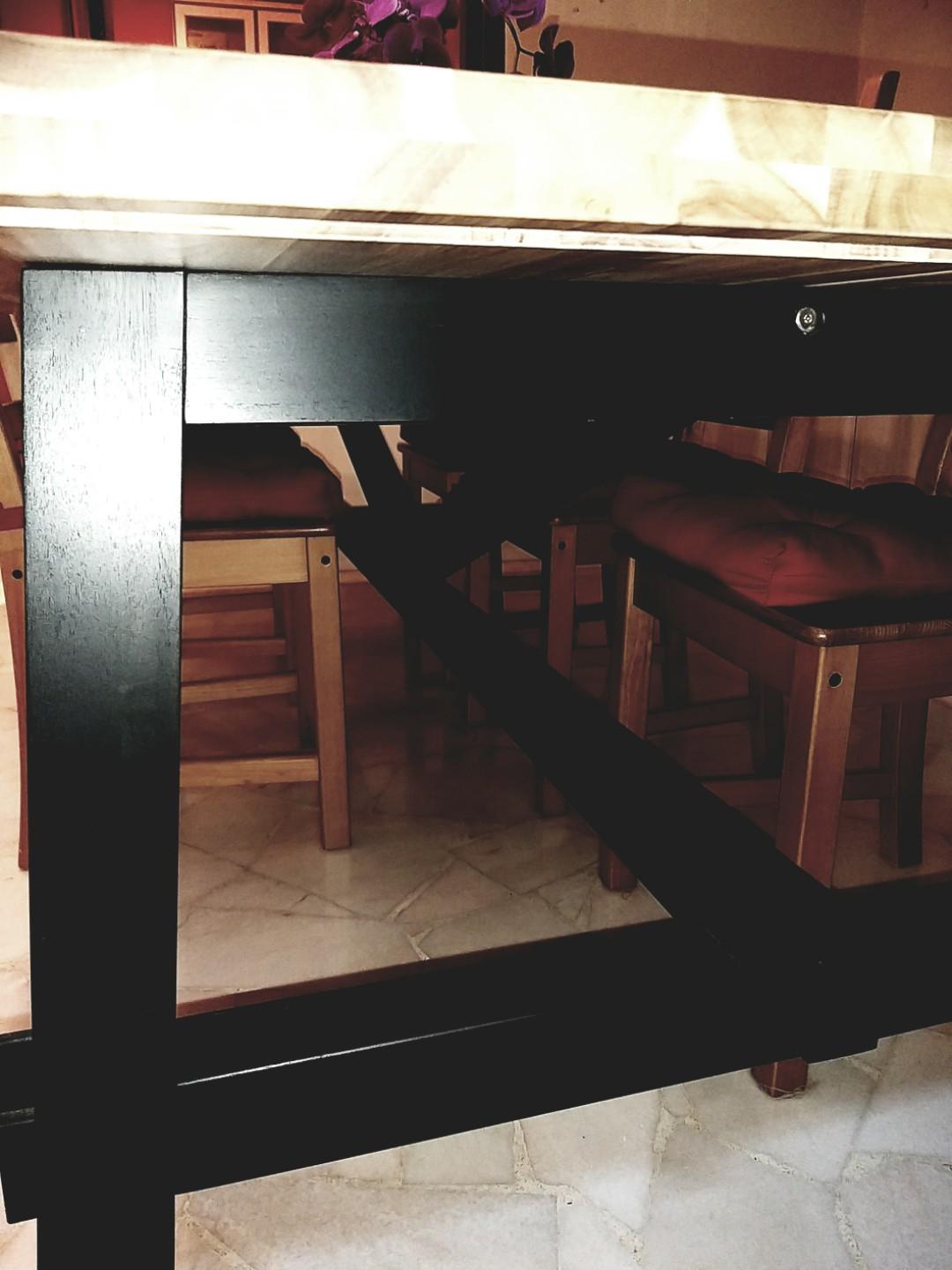 IKEA Solid Wood Dining Table, Furniture & Home Living, Furniture ...