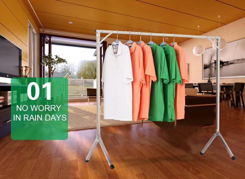 Drying racks, pole clothes, telescopic home terrace, Furniture & Home ...