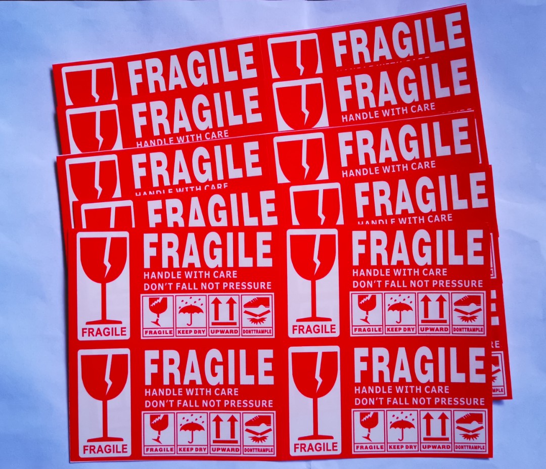Fragile Sticker, Fragile Warning Label, Packaging Label, Hobbies & Toys ...
