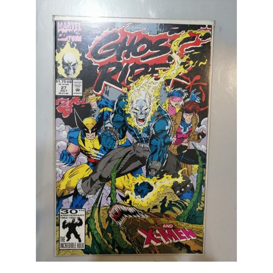 Ghost Rider (1990 2nd Series) # 27 JIM LEE, Hobbies & Toys, Books ...