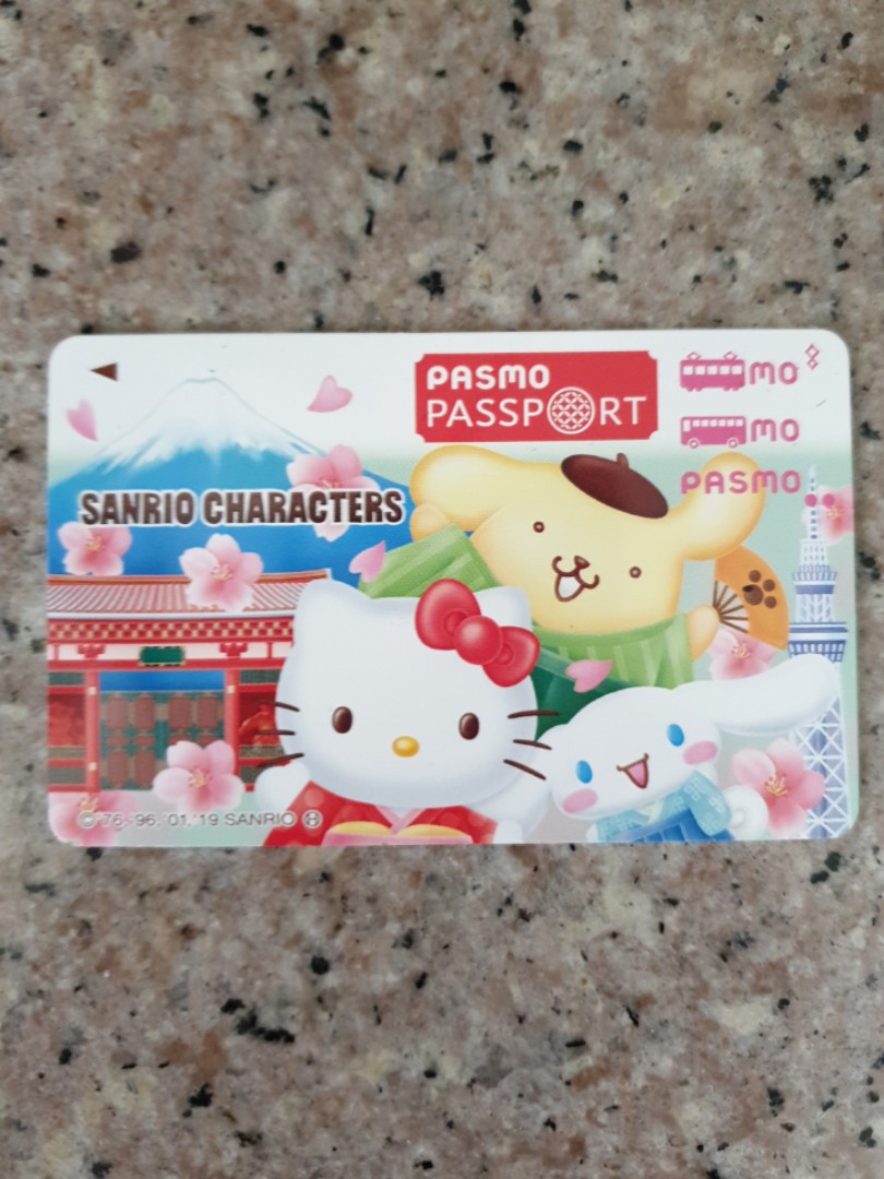 Japan pasmo card with sanrio characters - hello kitty, Hobbies & Toys ...