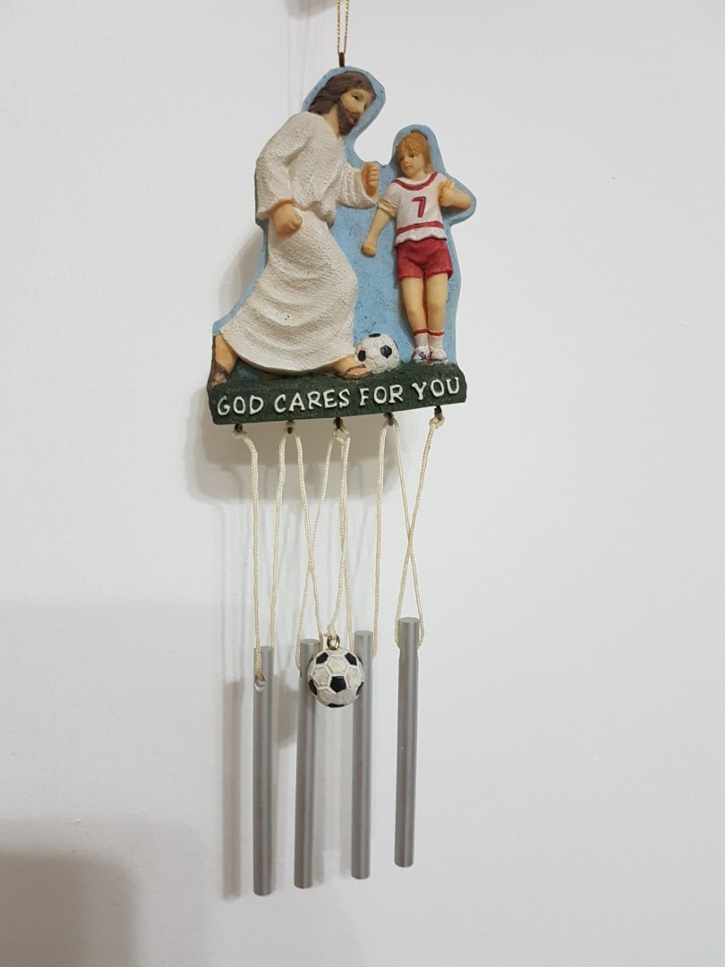 Jesus Football Windchime, Furniture, Home Decor, Others on Carousell