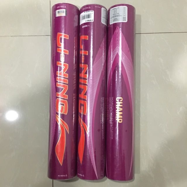 Li ning Champ shuttlecork (NEW), Sports Equipment, Sports & Games ...