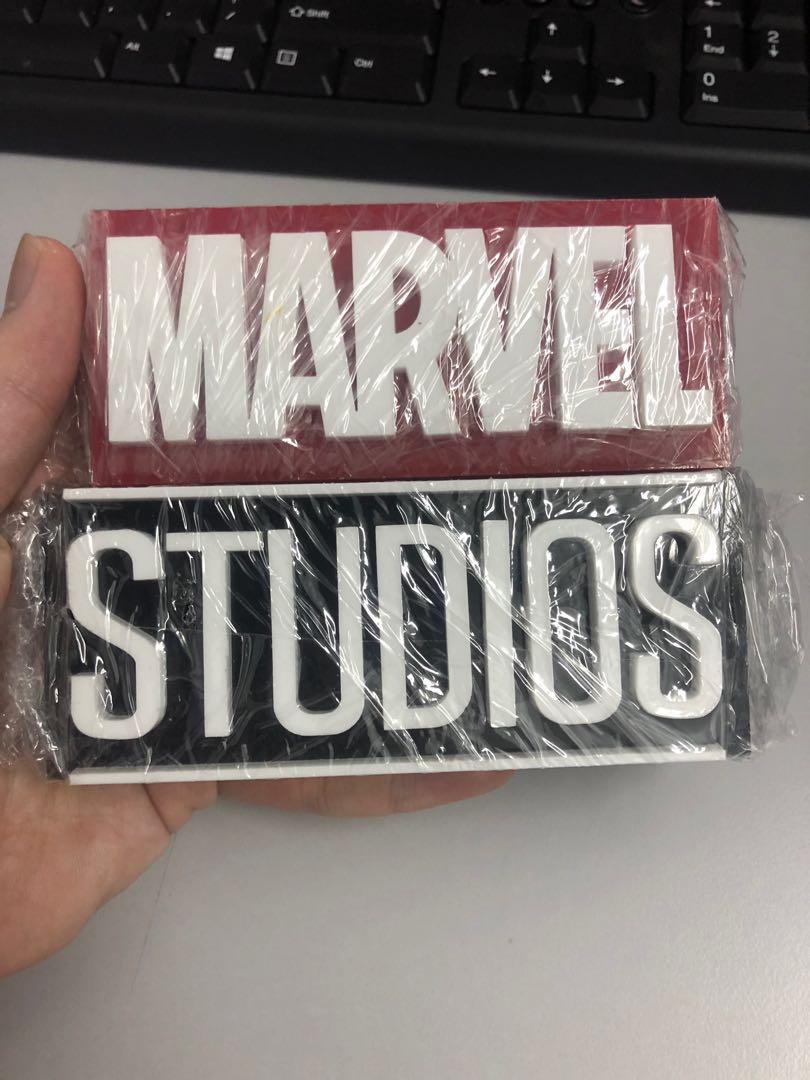 MARVEL STUDIOS LOGO SOLID ACRYLIC SIGN NAME TAG ACCESSORIES, Toys ...