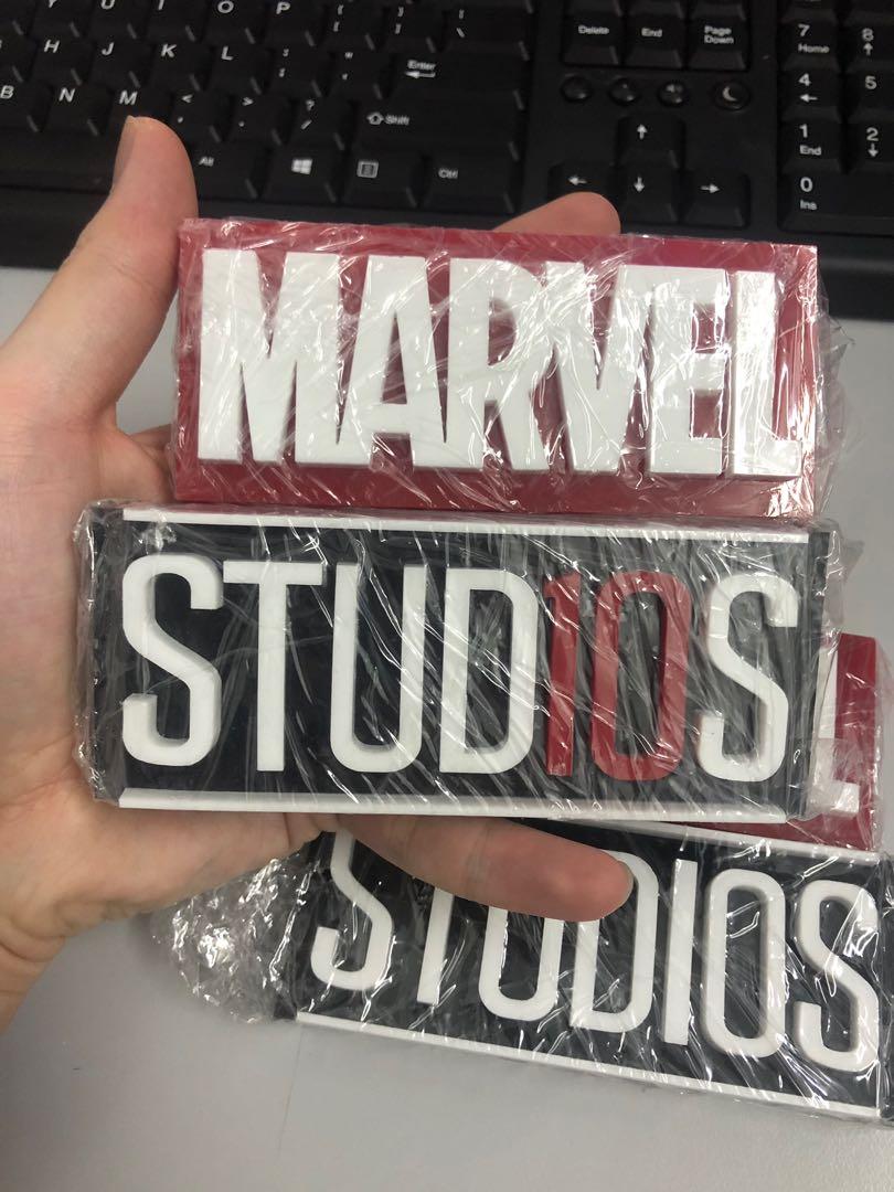 MARVEL STUDIOS LOGO SOLID ACRYLIC SIGN NAME TAG ACCESSORIES, Toys ...