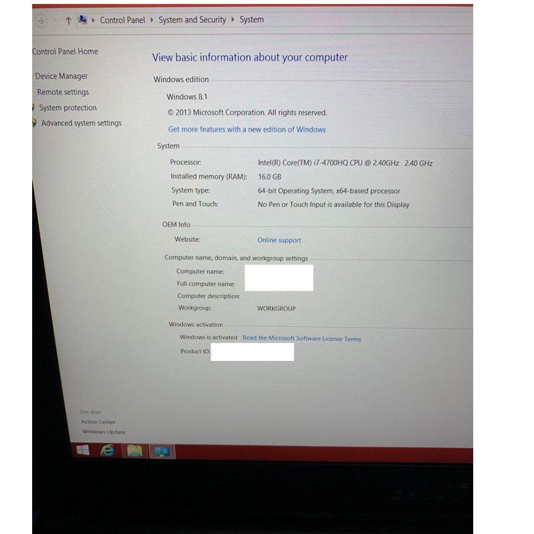 MSI GS60 2PE Ghost Pro Gaming Laptop, Computers & Tech, Parts ...