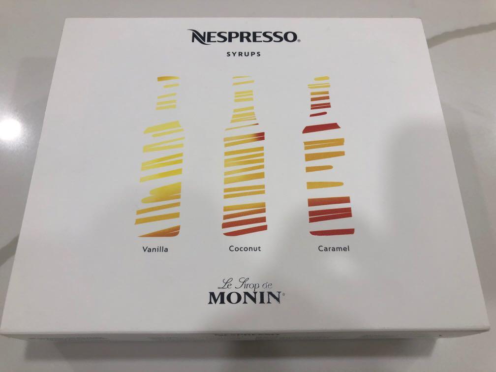 Nespresso Syrups - vanilla, coconut, caramel, Food & Drinks, Beverages ...