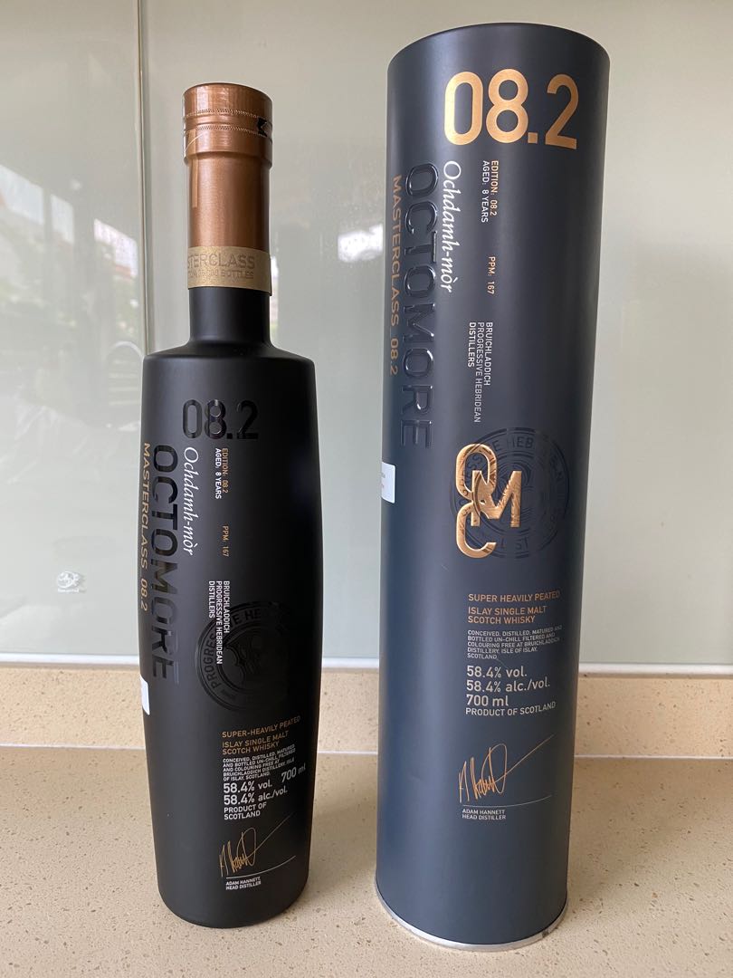 Octomore 8.2, Food & Drinks, Alcoholic Beverages on Carousell