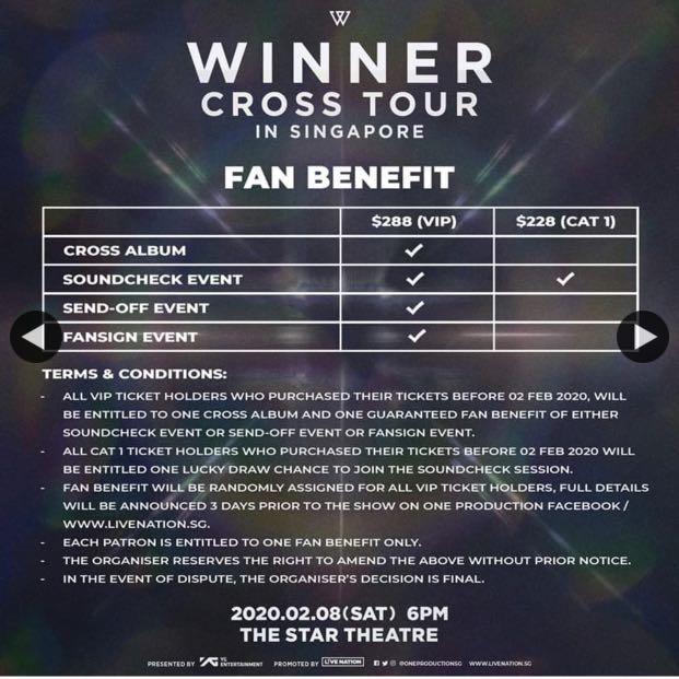 Winner Cross Tour SG, Hobbies & Toys, Memorabilia & Collectibles, K ...