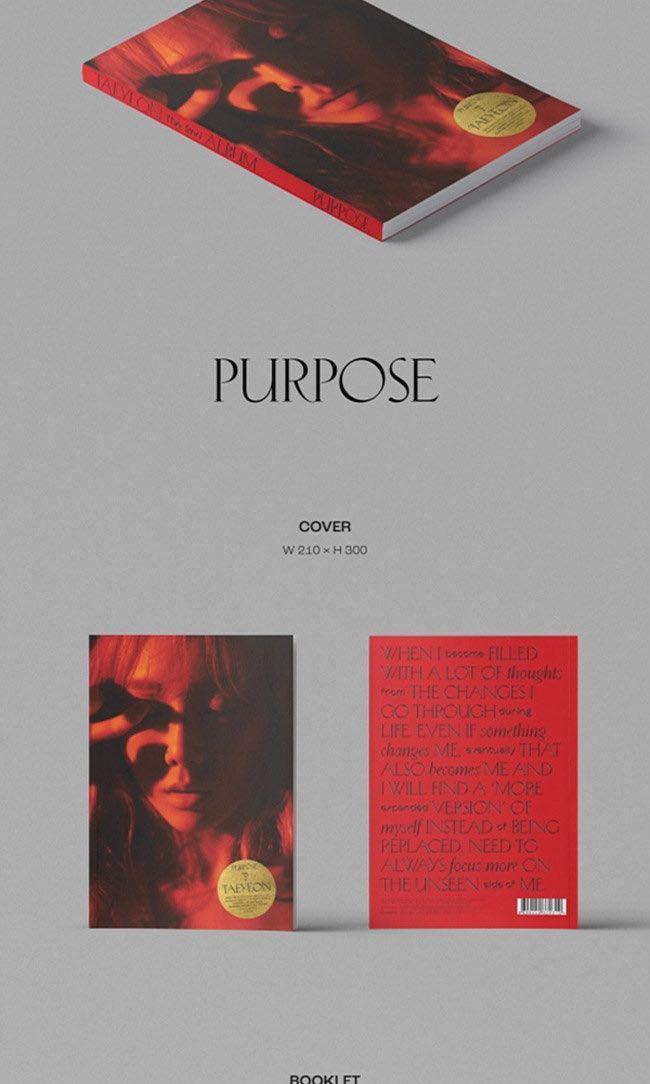 (PO) Taeyeon Purpose (Deluxe Version), Hobbies & Toys, Memorabilia ...