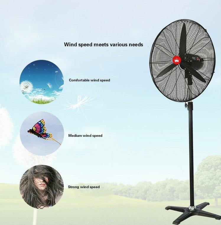 Powerful 750 Horn Fan Industrial Electric Fan High Power Stand Fan ...