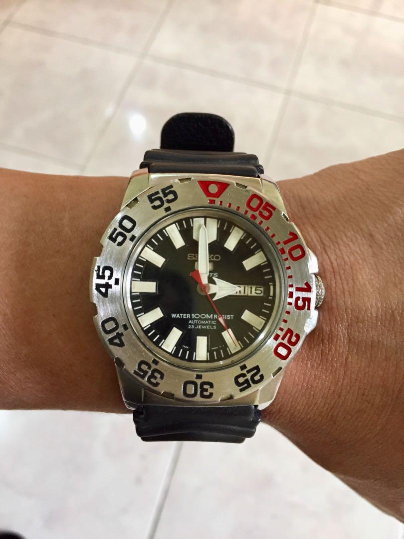 Seiko 5 mini Monster like casio tissot oris, Men's Fashion, Watches ...