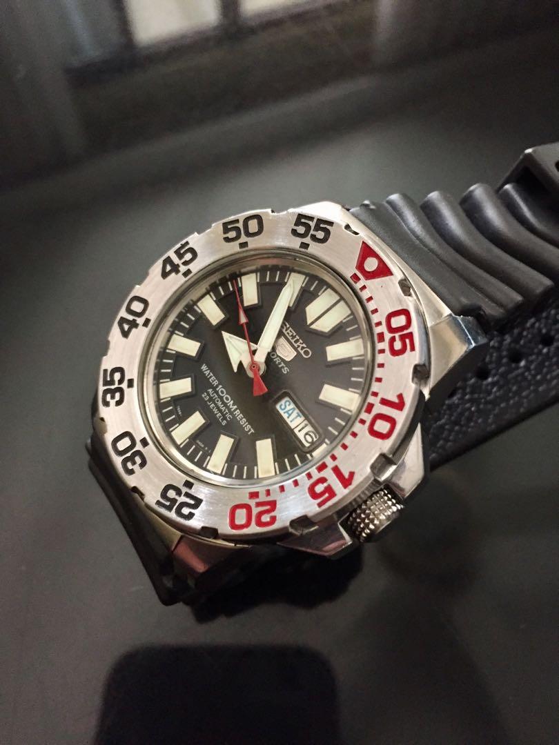 Seiko 5 mini Monster like casio tissot oris, Men's Fashion, Watches ...