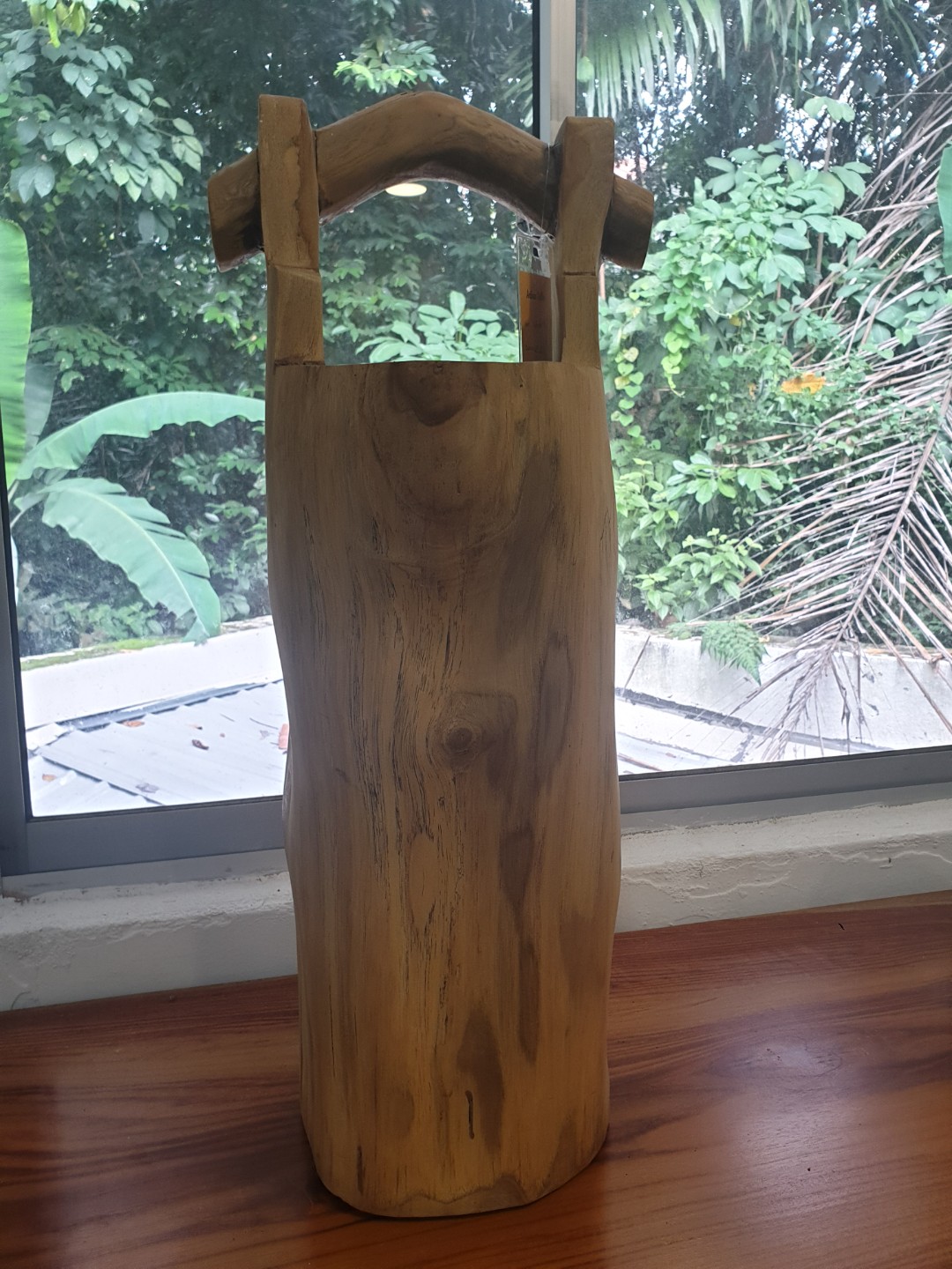 Suar Wood Pail, Furniture & Home Living, Home Decor, Vases & Decorative ...