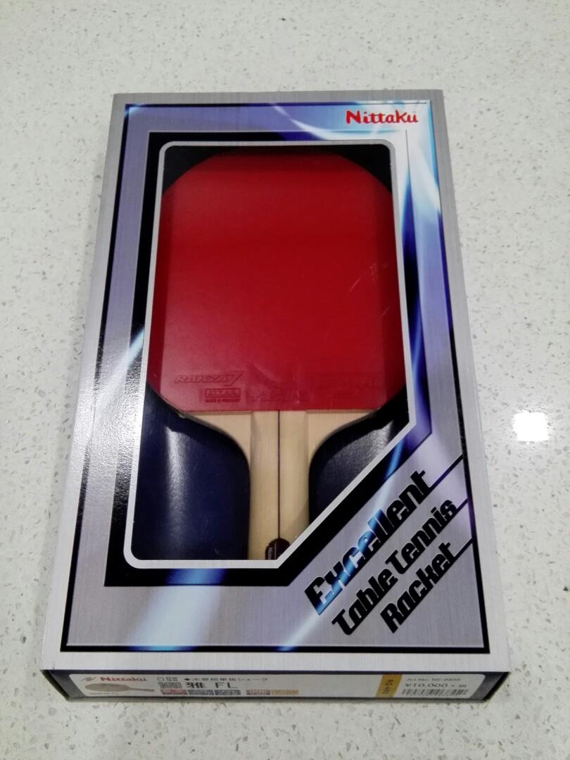 Nittaku Miyabi ping pong table tennis bat, Sports Equipment, Sports & Games, Racket & Ball ...
