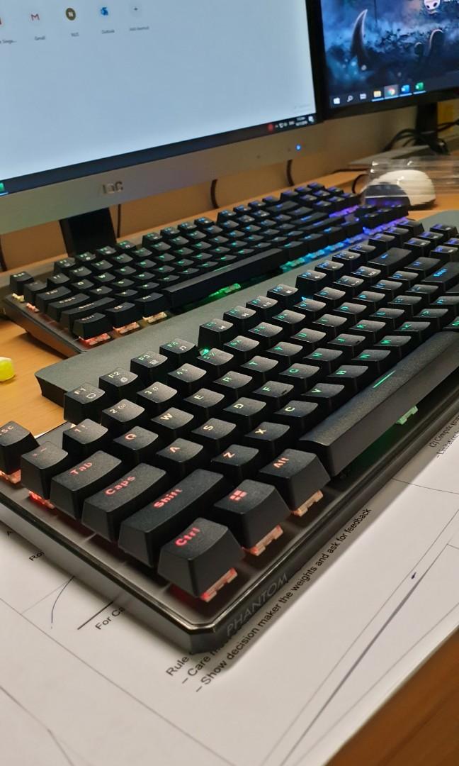 Tecware Phantom Elite 87-Key RGB Modular Mechanical Keyboard (Kailh Box ...
