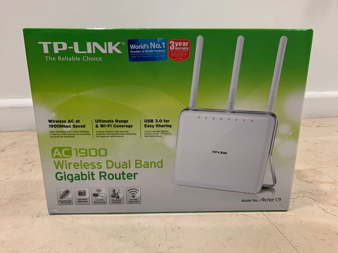 TP-Link Archer C9 AC1900 Wireless Dual Band Gigabit Router, Computers ...