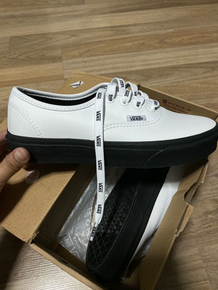 Vans OTW Lettering Webbing Authentic Sneakers Skate White VN0A38EMSV8 ...