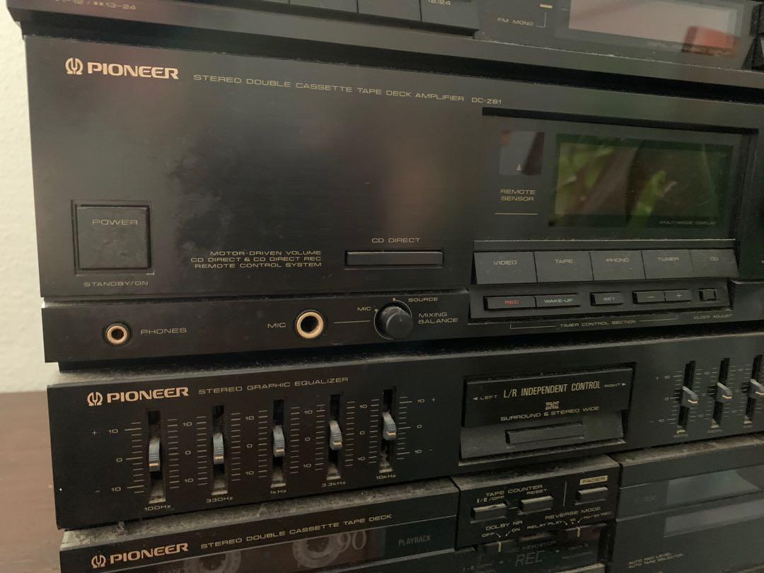 Vintage 1980s Pioneer hi-fi, Audio, Other Audio Equipment on Carousell
