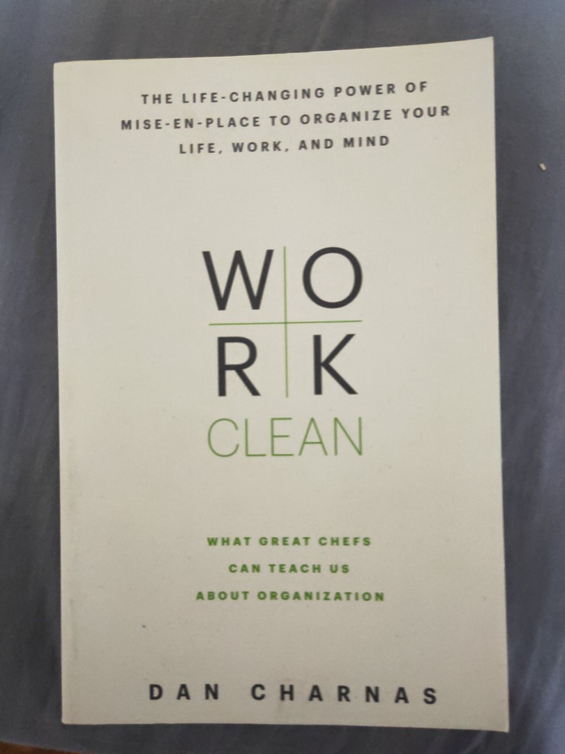 Work Clean by Dan Charnas, Hobbies & Toys, Books & Magazines, Fiction ...