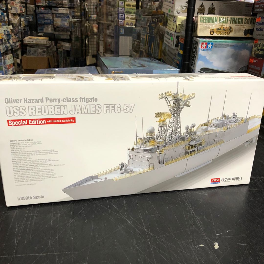 1/350 Academy Special Ed USS Reuben James Oliver Hazard Perry Class ...