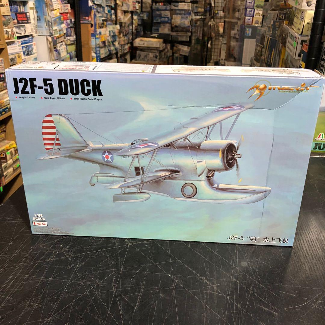 1/48 Merit J2F-5 Duck Seaplane Model Kit, Hobbies & Toys, Toys & Games ...