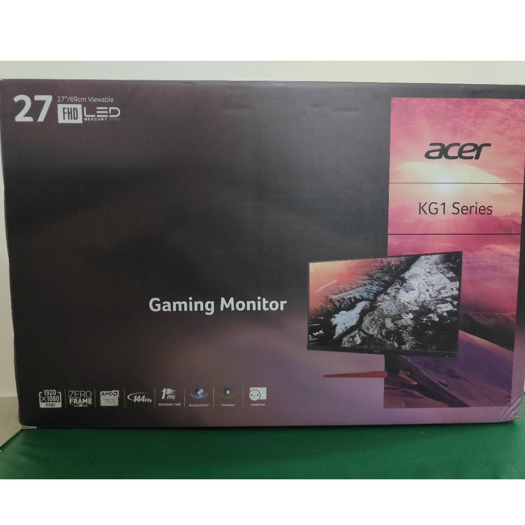 Acer KG271C Gaming monitor, Computers & Tech, Parts & Accessories ...