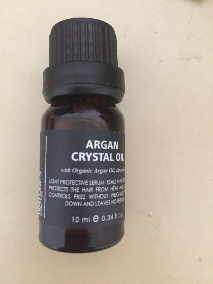 Argan crystal oil, Beauty & Personal Care, Hair on Carousell