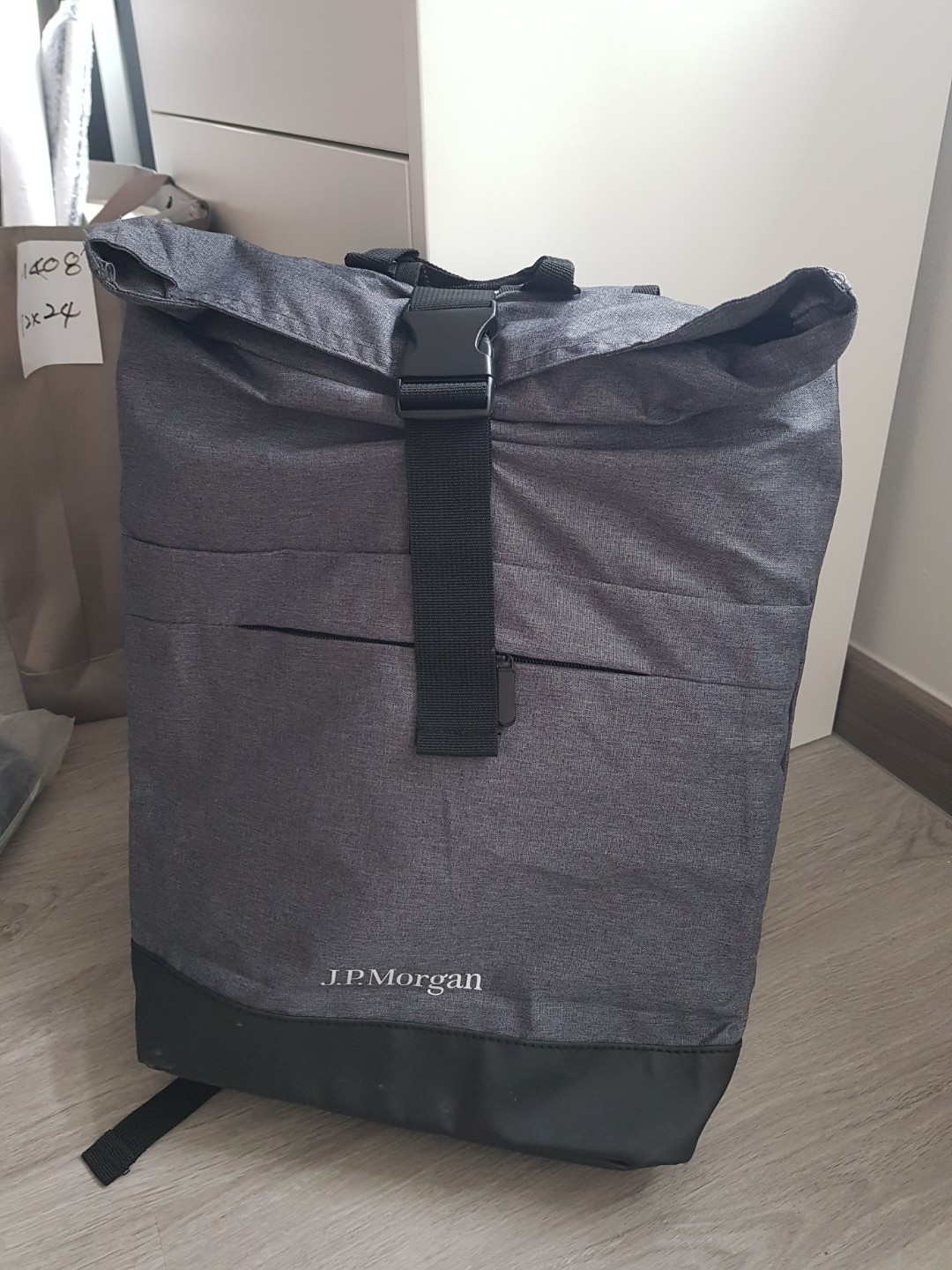 Backpack with JP Morgan Label, Men's Fashion, Bags, Backpacks on Carousell