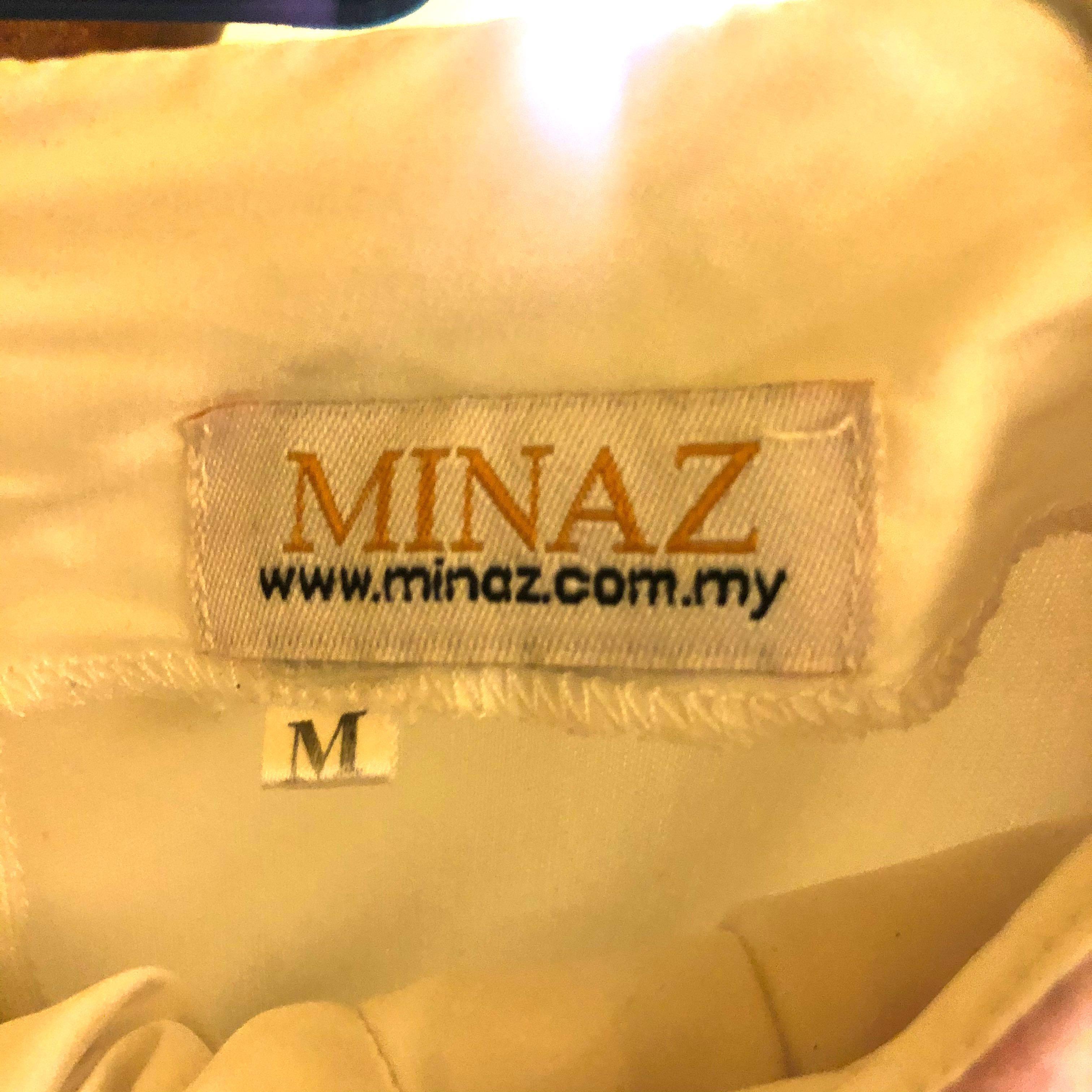 Baju Kurung Minaz, Women's Fashion, Muslimah Fashion, Baju Kurung ...