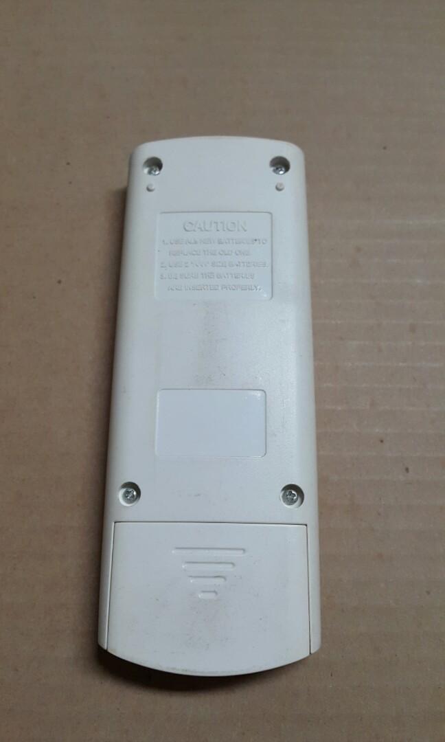 Aircon Remote Control Carrier Window Type, TV & Home Appliances, Air ...