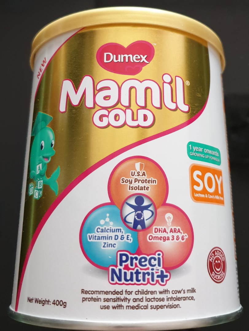 Dumex Mamil Gold Soy (1 years onwards) 400g, Babies & Kids, Nursing ...