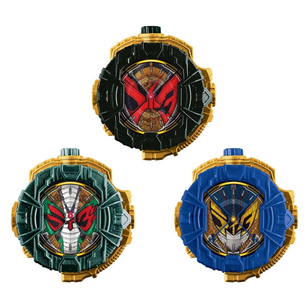 DX BARLCKXS & ZONJIS & ZAMONAS RIDEWATCH SET Kamen Rider Zi O Over ...