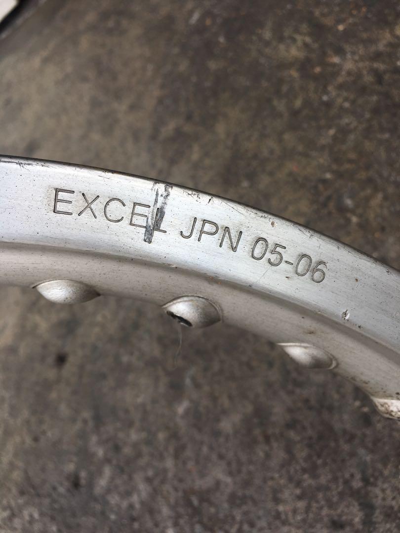 Excel Takasago Rim 17, Motorcycles, Motorcycle Accessories on Carousell