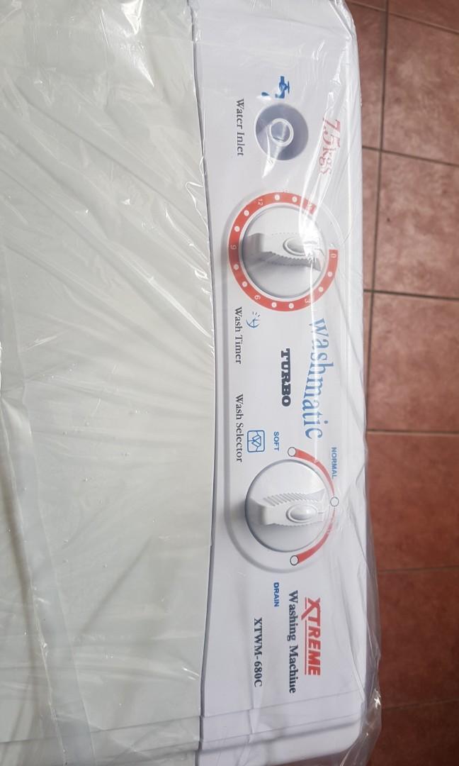 Extreme Washing Machine 7.5kg, TV & Home Appliances, Washing Machines ...