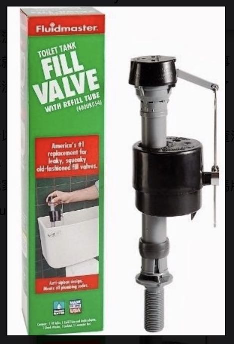 福馬美國頂上水波曲 1/2" Fluidmaster Bottom Inlet Fill Valve 400UK073, 傢俬＆家居, 浴室 ...