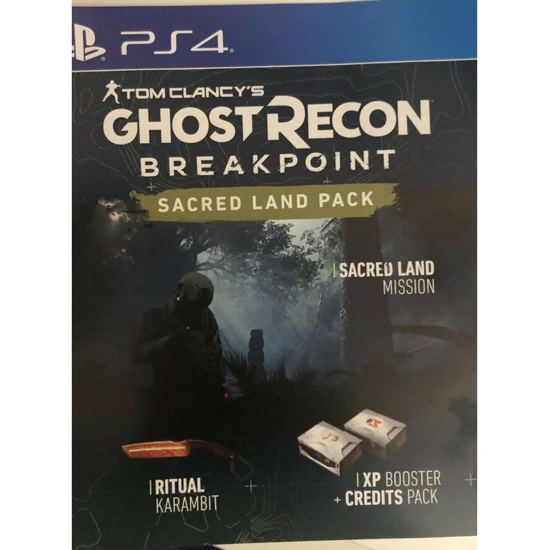 PS4 Ghost Recon Breakpoint DLC Sacred Land Pack, Video Gaming, Gaming ...