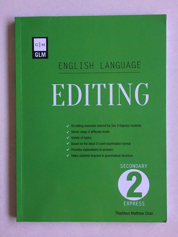 GLM Sec 2 Express English Language - Editing, Hobbies & Toys, Books ...