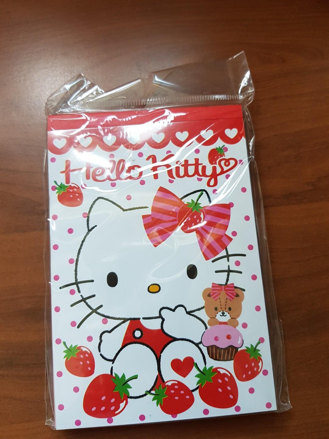 Hello Kitty Notepad, Books & Stationery, Stationery on Carousell