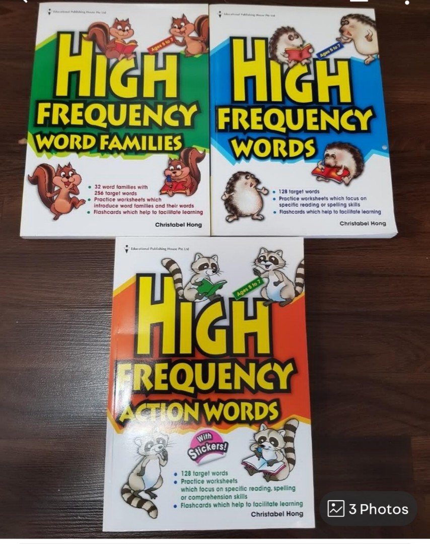 High frequency words, word families, action words, assessment English ...